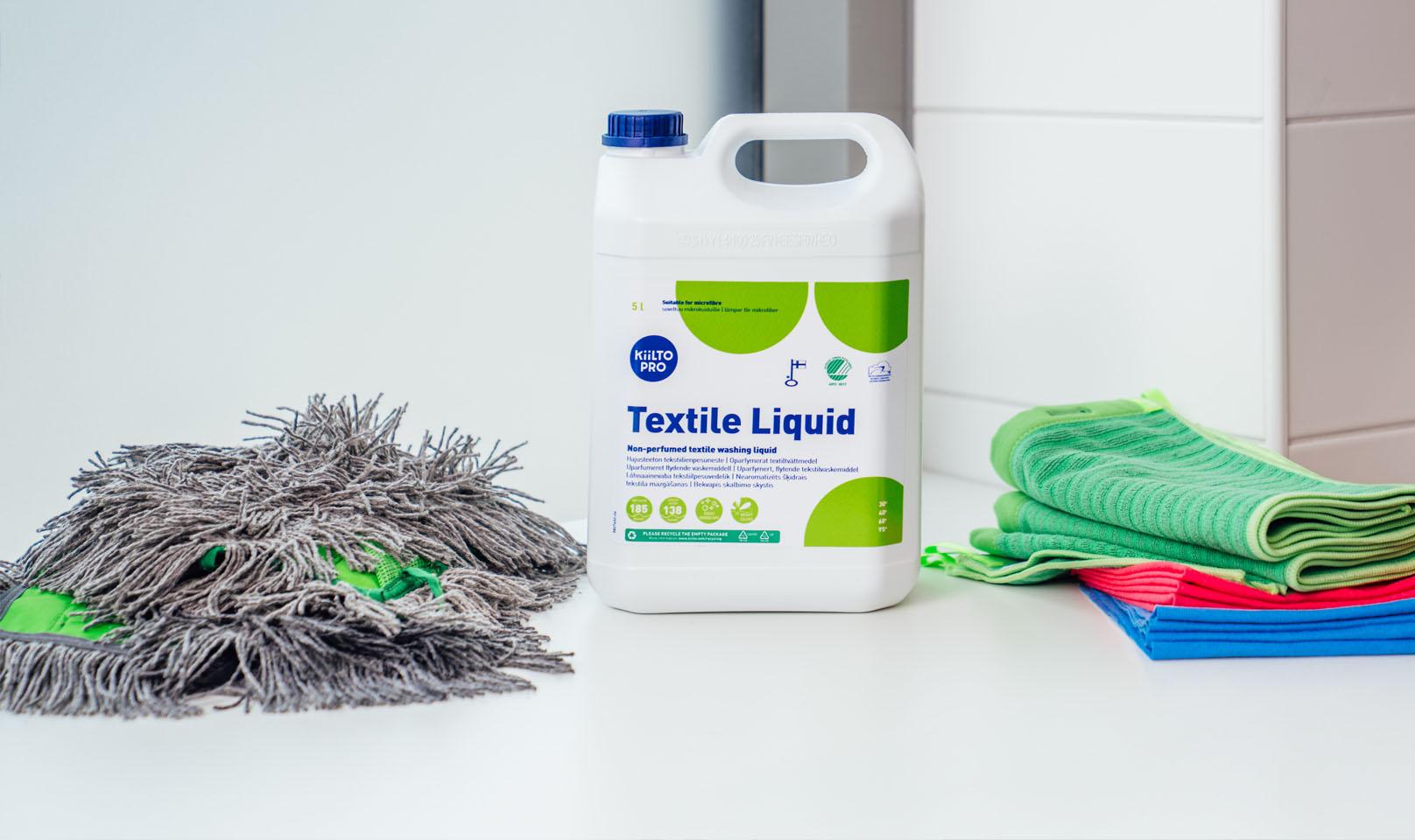 Textile washing in professional cleaning - Kiilto